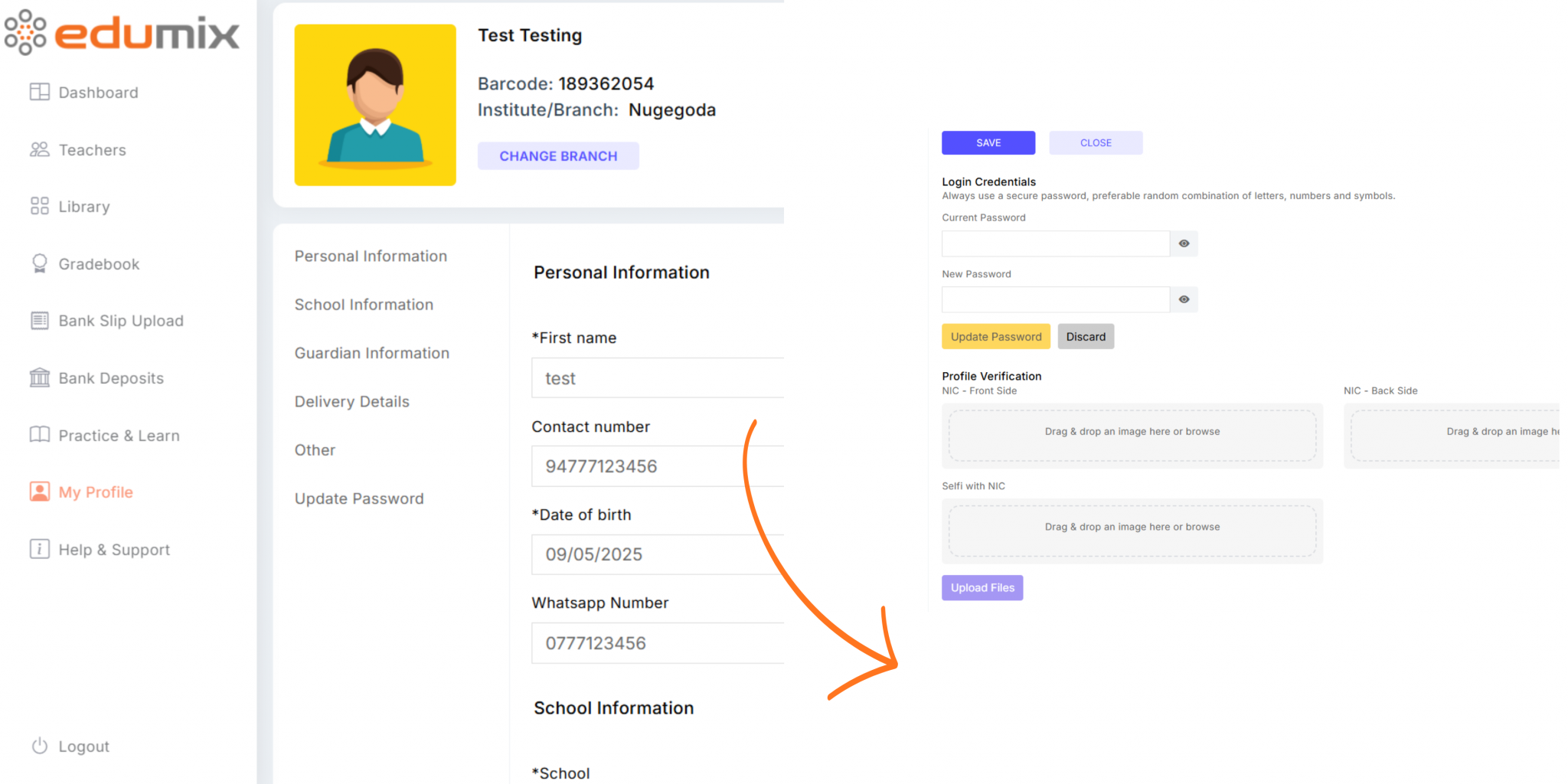 Edumix LMS – NIC Verification Process – Edumix